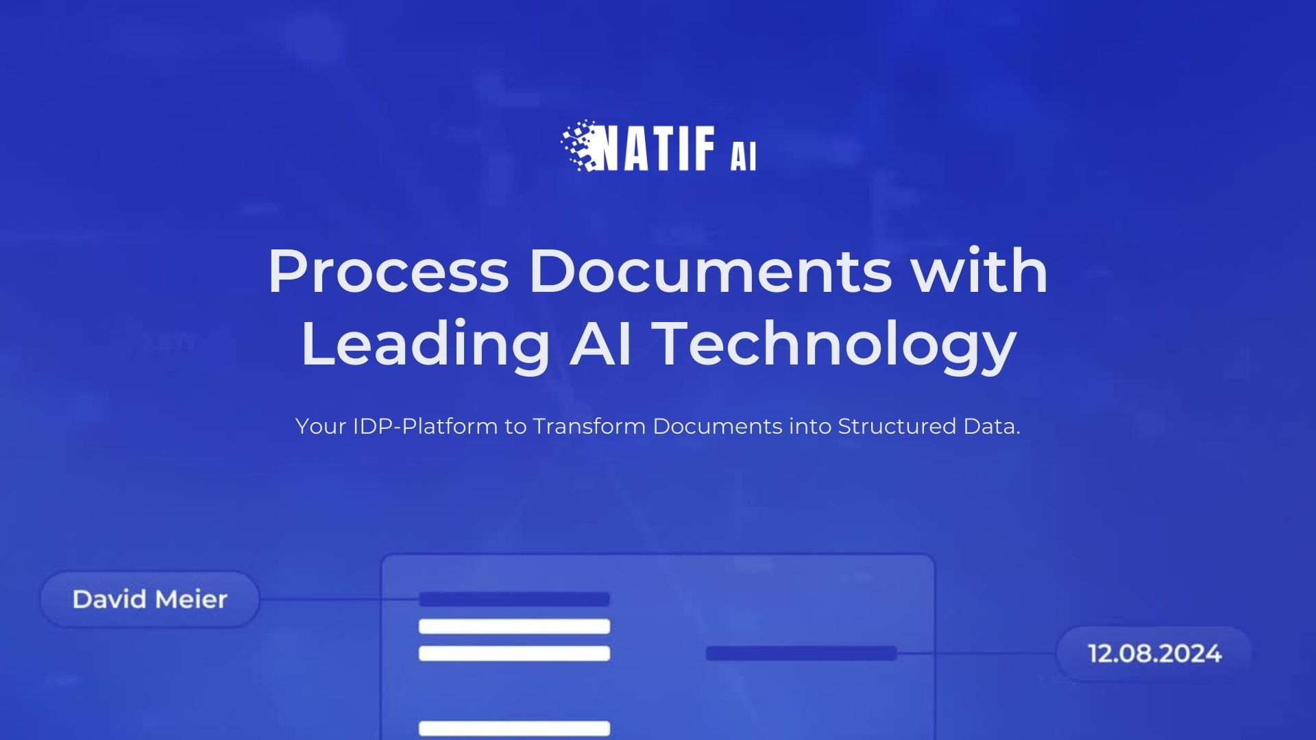Intelligent Document Processing | natif.ai