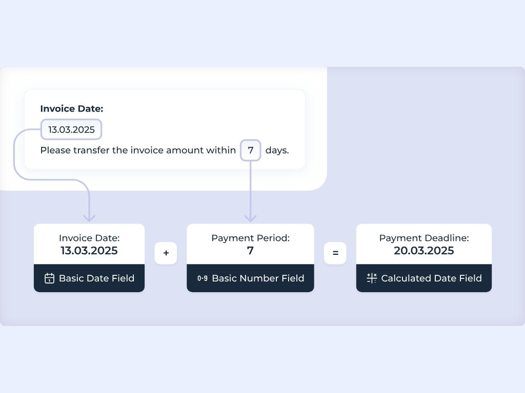 Easily auto-calculate missing data with data fields calculation & seamlessly extract date ranges ...
